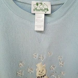 Quacker Factory | Sweaters | Quacker Factory Sz Large Fleece Snowman ...